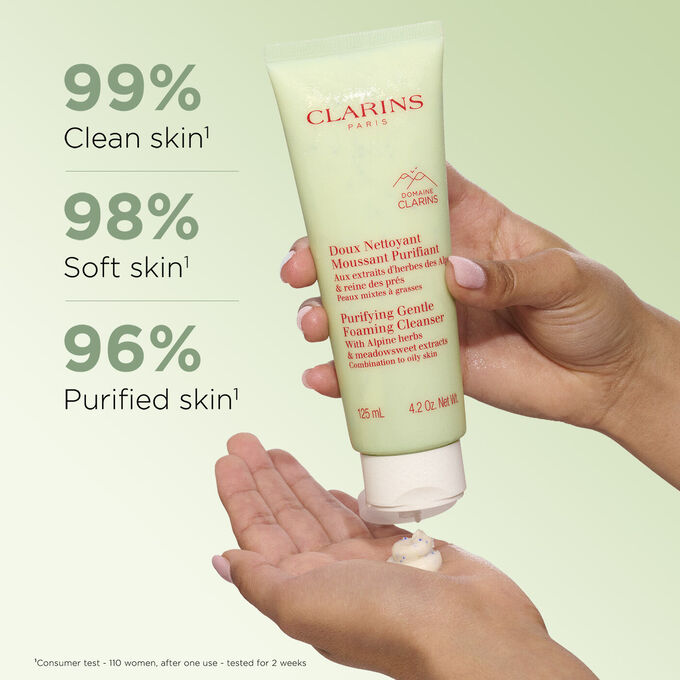 Purifying Gentle Foaming Cleanser | CLARINS® UK