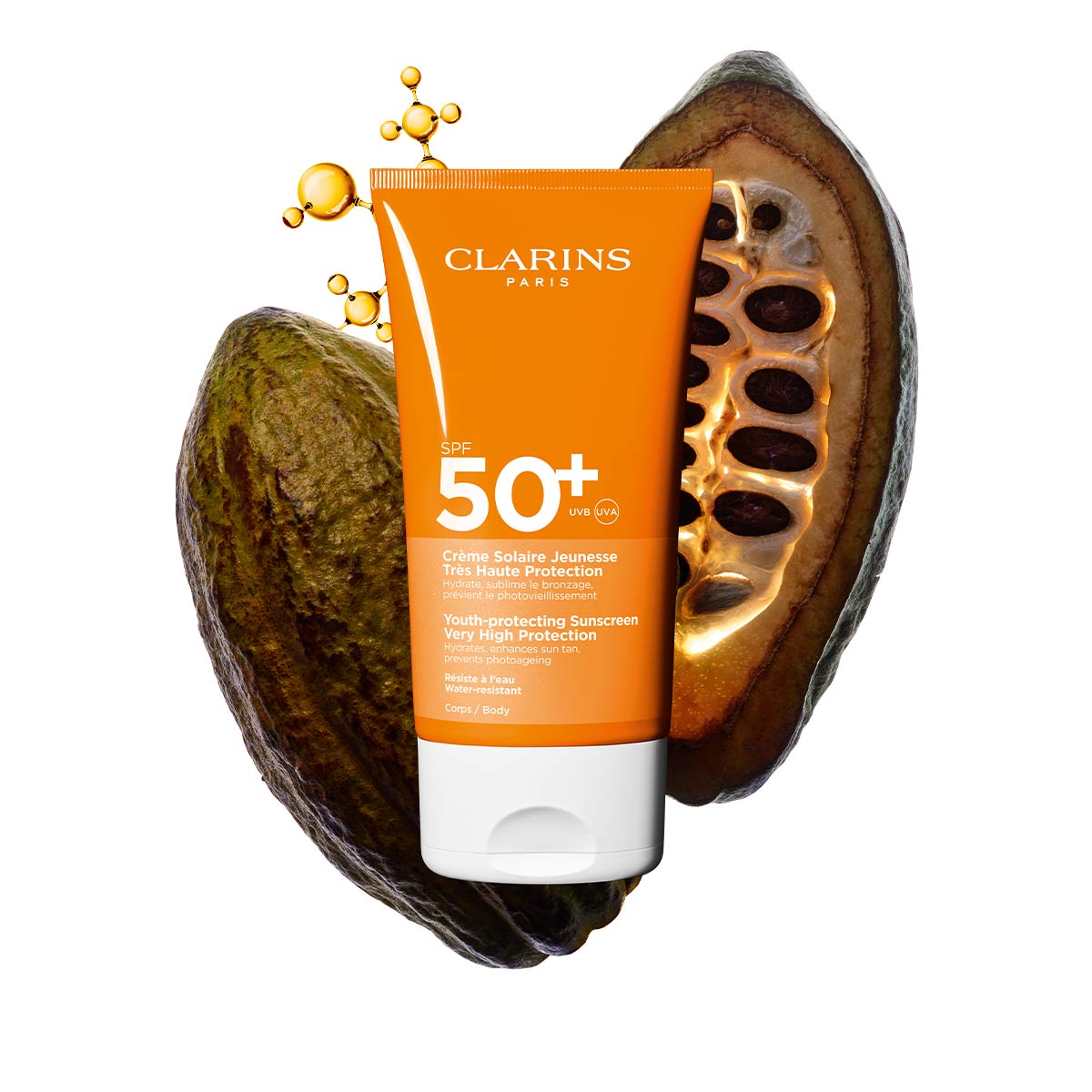 Youth-Protecting Body Sunscreen High Protection SPF50+ | CLARINS® UK